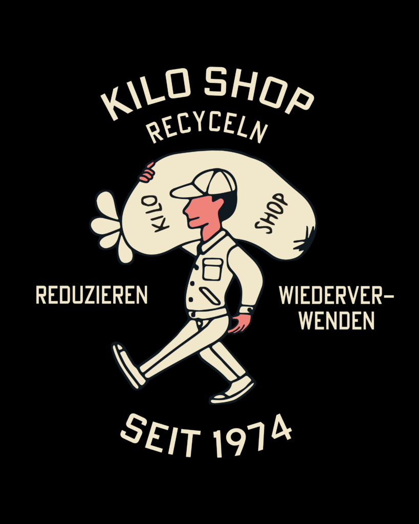 Konzept von Kilo Shop: Vintage-Mode nach Gewicht